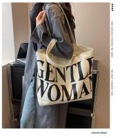 China Custom Logo Natural Canvas Cotton Tote Bag Perfect for Travel and Outgoing Excursions for sale