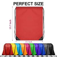 China School Bag Trolley Custom Logo Nylon Draw String Backpack with Waterproof Material for sale