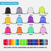 China School Bag Trolley Custom Logo Nylon Draw String Backpack with Waterproof Material for sale