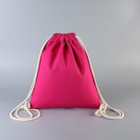 China Fashion Satin Drawstring Bag with Mesh and Customized Color in Medium Size 30-50cm for sale