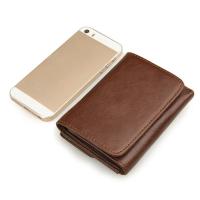 China PU Leather Men's Wallet 2024 Customized with Storage Convenience and Polyester Lining for sale