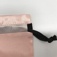 China Custom Logo Soft Satin Drawstring Bags for Jewelry Packaging for sale