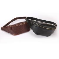 China 2024 Black Pu Leather Small Mobile Phone Pack Secure Zipper Closure for Your Phone for sale