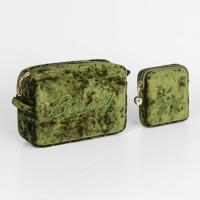 China Portable Velvet Waterproof Makeup Bag for Travel Storage Pouch Cosmetic Case for sale