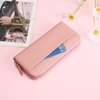 China Newest Fashinable 2024 Korean Fashion Female Clutch Card Holder Wallet Women Pu Leather Luxury Long Wallets for sale