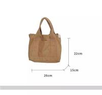 China Newest Fashinable Custom Logo Accepted Extra Large Shopping Tote Bag with Rope Handle for sale