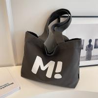 China Custom Logo Cotton Canvas Bags Large Capacity Reusable Multifunctional Letter Bolsa for sale