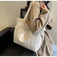 China Plain Reusable Colores Large Cotton Canvas Tote Bag With Zipper for Travel and Outgoing for sale