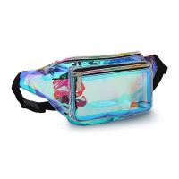 China Unisex Holographic Fanny Pack with Adjustable Belt for Rave Festival Travel Party for sale