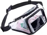 China Custom Outdoor Water Proof PVC Clear Fanny Pack OEM/ODM Perfect for Men and Women on the Go for sale