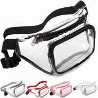 China Custom Outdoor Water Proof PVC Clear Fanny Pack OEM/ODM Perfect for Men and Women on the Go for sale