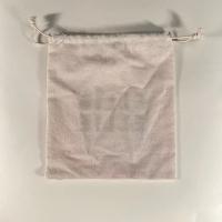 China Custom Logo Printed Organic Canvas Cotton Drawstring Bag for Jewelry Packaging Demand for sale