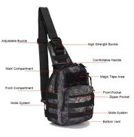 China Upgrade Your Outdoor Gear with Our Men's Molle Tactical Sling Bag All Seasons Ready for sale