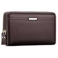 China GENUINE LEATHER Men's Front Pocket Wallet Custom Logo Purse Thin Rfid Blocking Card Holder for sale