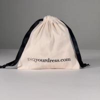 China Gifts Custom Size Small Large White Muslin Pouch Jewelry Canvas Cotton Drawstring Bag for sale