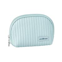 China Leather Logo Cosmetic Bags Cake Style Make Up Organizer Pouches for Cosmetics Convenience for sale