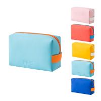 China Multi-functional Portable Women's Pu Leather Travel Cosmetic Bag Organizer Box for sale