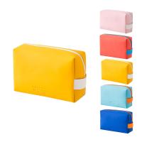 China Multi-functional Portable Women's Pu Leather Travel Cosmetic Bag Organizer Box for sale