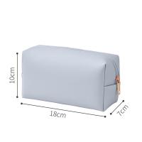 China Multi-functional Portable Women's Pu Leather Travel Cosmetic Bag Organizer Box for sale