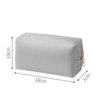 China Multi-functional Portable Women's Pu Leather Travel Cosmetic Bag Organizer Box for sale