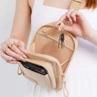 China Custom Logo Messenger Mini Nylon Water Bottle Carrier Cross Chest Bag Acceptable OEM/ODM for sale