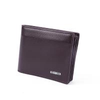 China Men's Bifold Crazy Horse Real Leather Wallet with 2 ID Window Full Grain Leather for sale