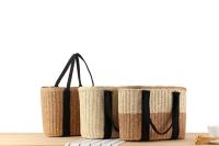 China Women's Bali Vacation Shopping Bag Handmade Straw Tote Bag with Large Capacity for sale