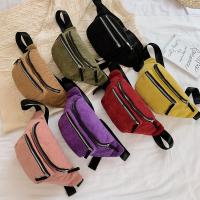 China Unisex Corduroy Waist Bag for Running and Gym Featuring Customized Logo for sale