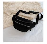China Unisex Corduroy Waist Bag for Running and Gym Featuring Customized Logo for sale