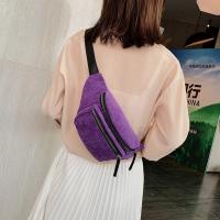 China Accepable OEM/ODM Women Waist Bags for Outdoor Sports Running Gym Fanny Pack Corduroy for sale