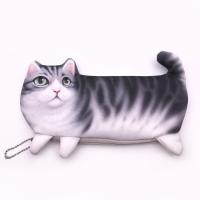 China Short Cartoon 3d Cat Wallet 2022 Cute Animal Coin Purse for Children's Needs for sale