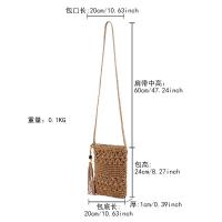 China 2023 Fashion Handbags Women Woven Straw Bag Summer Beach Tote Purse with Custom Logo for sale