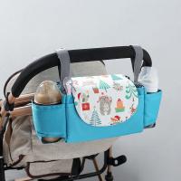 China Practical Daily Diaper Bag Stroller Hanging Bag with Animal Prints and Large Storage for sale