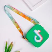 China Mini Square Jelly Bags for Little Girls Fashionable and Functional Coin Purse Included for sale
