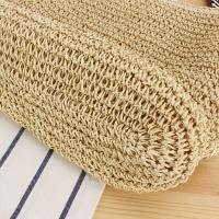 China Korean Style Straw Braid Shoulder Bag for Women Beach Knotted Strap Summer Holiday for sale