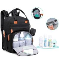 China Oxford Newest Fashionable Baby Diaper Backpack Eco Friendly Multifunctional Custom Diaper Bag for sale