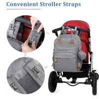 China Oxford Newest Fashionable Baby Diaper Backpack Eco Friendly Multifunctional Custom Diaper Bag for sale
