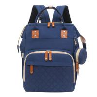 China Customized Logo Mummy Baby Bag Diaper Backpack With Travel Bassinet And Changing Station for sale