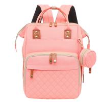 China Customized Logo Mummy Baby Bag Diaper Backpack With Travel Bassinet And Changing Station for sale