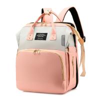 China Travel Diaper Backpack Newest Fashionable Style with Waterproof Baby Folding Crib Bed for sale