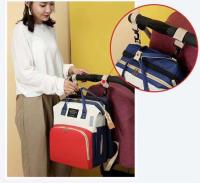 China Travel Diaper Backpack Newest Fashionable Style with Waterproof Baby Folding Crib Bed for sale