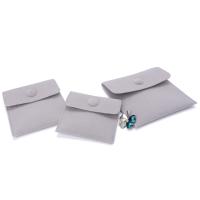 China OEM/ODM Acceptable Microfibre Jewelry Pouches Custom Logo Earring Bags for Arrivals for sale