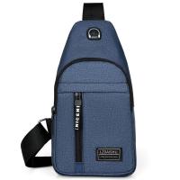 China Customized Logo Men's Chest Bag for Outdoor Sports Solid Color Single Shoulder Bag for sale