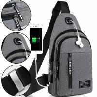 China Customized Logo Men's Chest Bag for Outdoor Sports Solid Color Single Shoulder Bag for sale