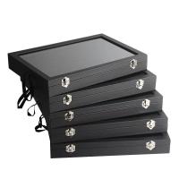 China Custom Logo Accepted PU Leather Jewelry Holder for Necklace Rings Earrings Storage for sale