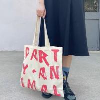 China Newest Fashinable Style Female One Shoulder Simple OEM Printing Shopping Bag for Women for sale