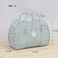 China Kids Beach Bag Reusable Gift Basket Open Closure Plastic Tote Bag for Girls and More for sale