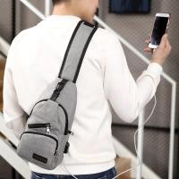 China OEM ODM Acceptable Fanshion Running Sport Waist Bag for Men Portable Chest Shoulder Bag for sale