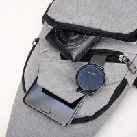 China OEM ODM Acceptable Fanshion Running Sport Waist Bag for Men Portable Chest Shoulder Bag for sale