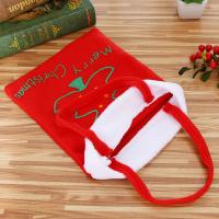 China Newest Fashinable Style Red Velvet Children's Christmas Backpacks for Packing Items for sale